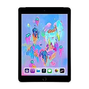 2018 Apple iPad (Wi-Fi + Cellular, 32GB) - Space Gray (Renewed)