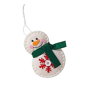 BESPORTBLE 4pcs Home Decoration Home Decorations Christmas Decor Felt Snowman Ornament Christmas Felt Ornaments Snowman Tree Ornaments Pendant Ornament Christmas Ornaments Hanging Ornament