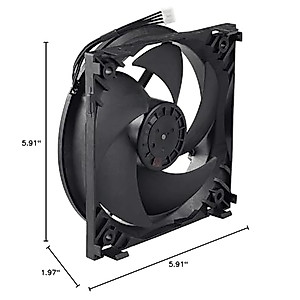 JOLANCO Replacement Internal Cooling Fan for Xbox One (with Opening Tool and Heatsink Paste)