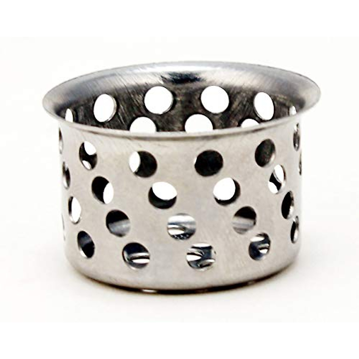 Lavatory Sink Hair Catcher, Strainer Basket-Basin Sink 1-inch, Stainless Steel