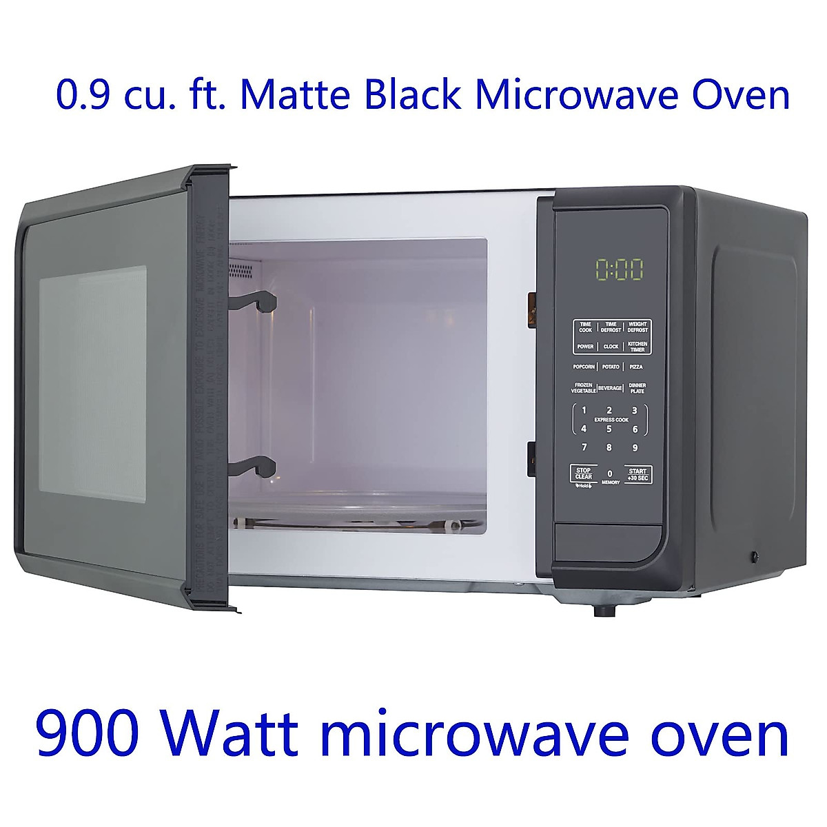 Microwaves Small Countertop Microwave Oven With 6 Auto Menus, Kitchen Essentials Microwave, 0.9 Cu Ft, 900W Compact Mini microwave LED Lighting