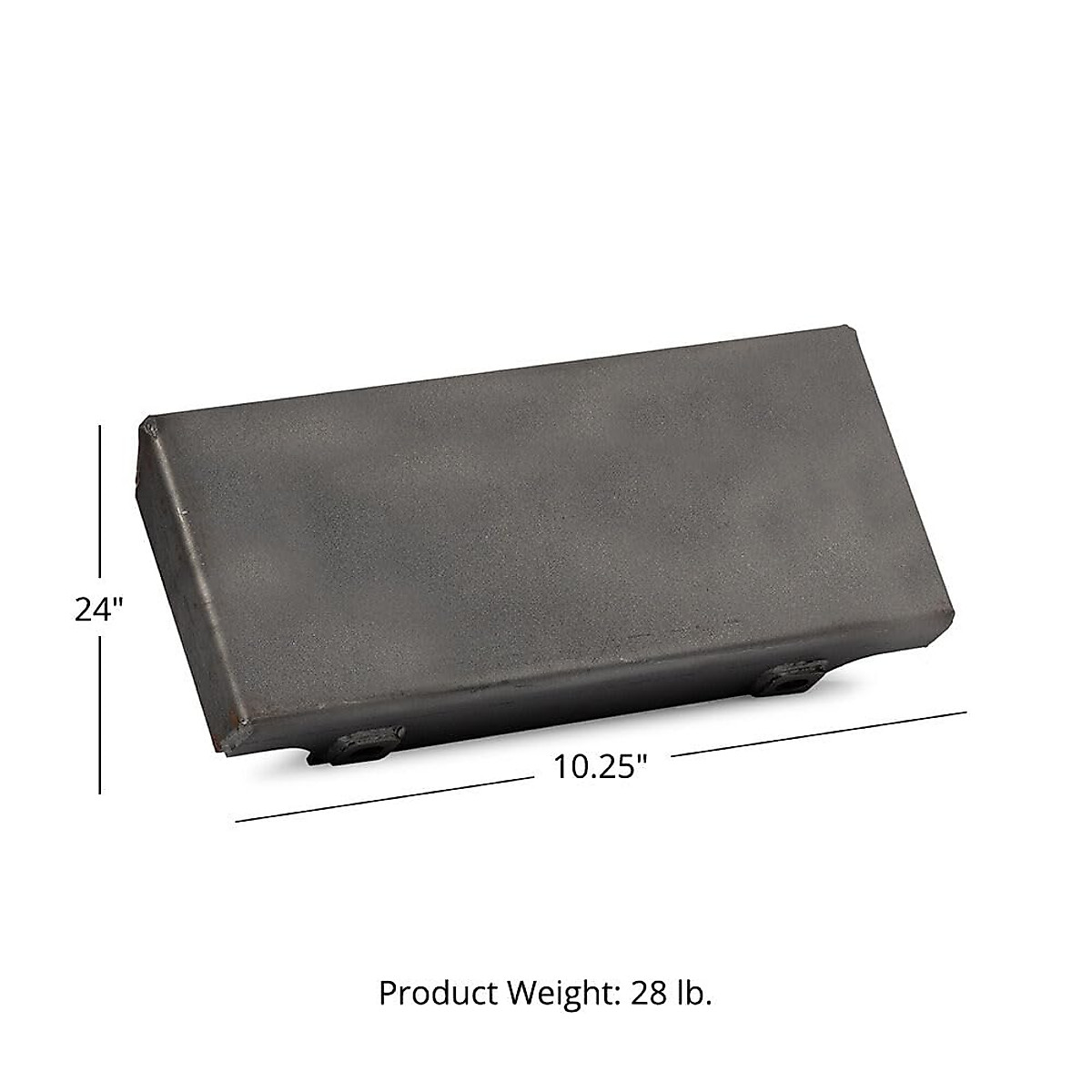 Titan Attachments Mini Skid Steer Mount Plate, 1/4" thick Toro Dingo Quick Tach Mount Plate, Grade 50 Raw Steel, Weld or Bolt-On Surface Design, Unfinished