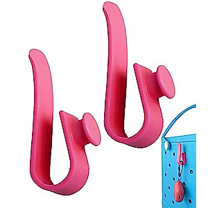 Aovaely 2 Pack Beach Bag Charms Hooks, Beach Bag Accessories Inserts for Hanging Key Cup Holder Tote Bag Accessories for Beach Camping