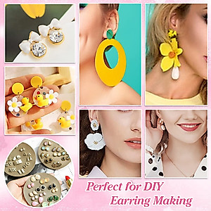 TOAOB 600pcs Earring Posts and Backs 4mm 6mm Stainless Steel Earring Post Blanks Earring Studs with Butterfly Earring Backs and Rubber Earring Backs for Jewelry Making Supplies Earring Findings