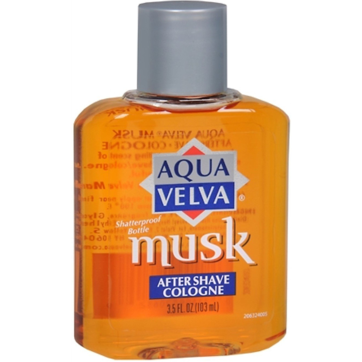 Aqua Velva Musk After Shave Cologne 3.50 oz (Pack of 6)