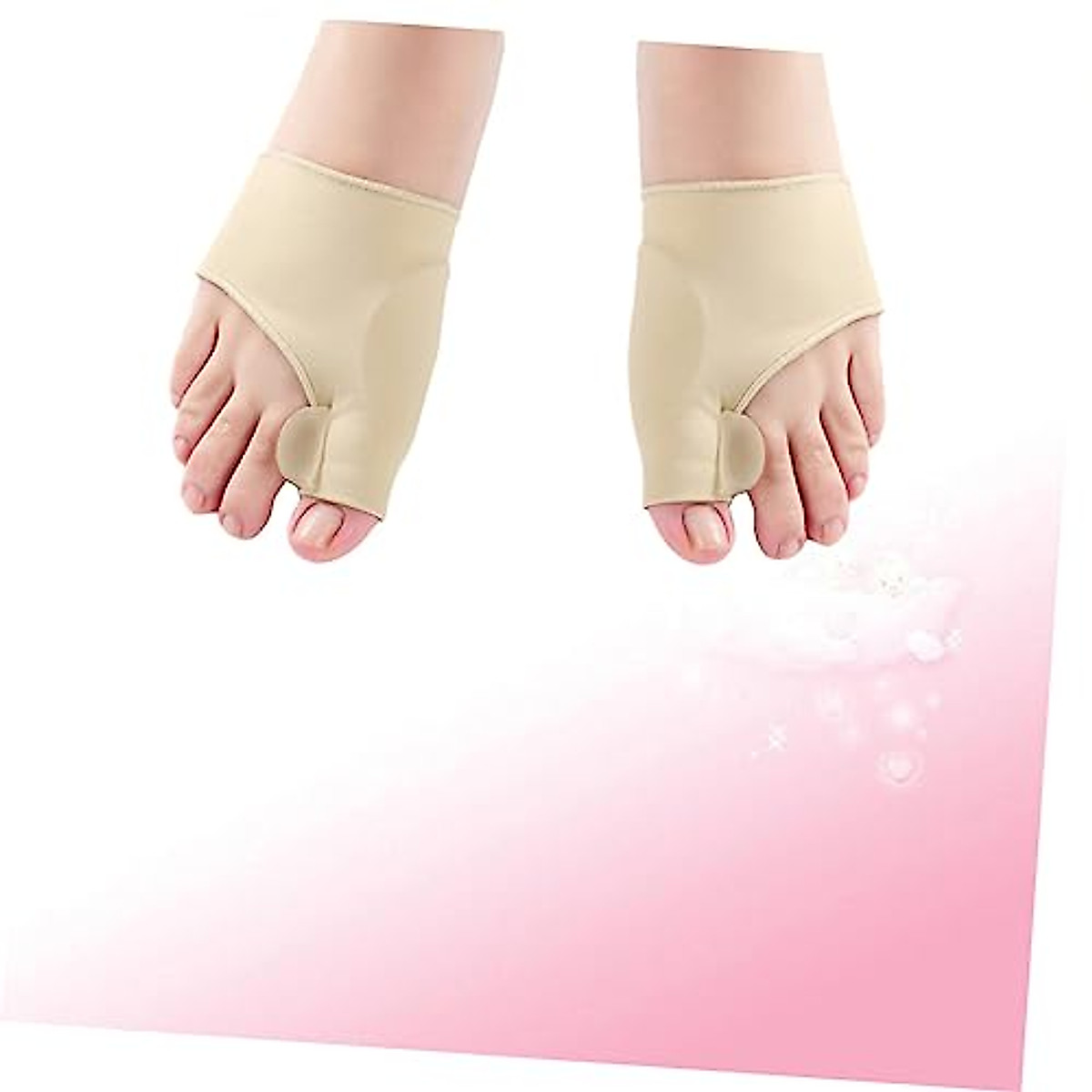 Thumb Brace 1 Pair Night Splint Thumb Protector Tool Stand Bunion Brace Nylon Socks Hallux Valgus Gloves Trigger Bracket Forefoot Khaki Pedicure Foot Protectors for Feet