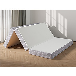 AFI, CoolSoft Queen 6 Inch Memory Foam Folding Mattress with Soft Knit Cover