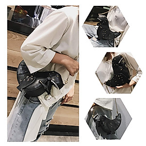 KUANG! Novelty 3D Dinosaur Purse for Women Leather Animal Shaped Studded Shoulder Crosbody Bag Bags Girls Anime Handbags