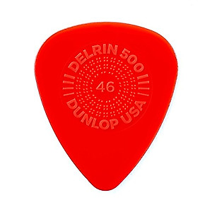 Jim Dunlop Delrin 500 Prime Grip .46mm Guitar Picks (450P.46)