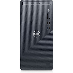 Dell Inspiron Desktop Computer, 12th Gen Intel Core i5-12400 Processor, 32GB DDR4 RAM, 2TBSSD, WiFi 6, DVD R+W, Display Port, HDMI, 8 USB Ports, USB-C, Windows 11 Home, Blue