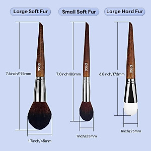 stedi Model Cleaning Brush Kit, Model Hobby Making Tools, 2 Soft and 1 Stiff Figure Duster Brush, Model Dusting Brush for Statues, Gundam, Scale Military Hobby Crafts