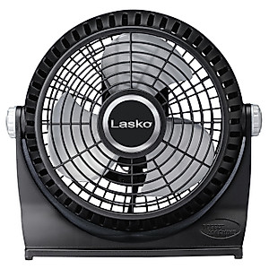 Lasko Breeze Machine Pivoting Floor/Table, 2-Speed, Black (507) Household Fans