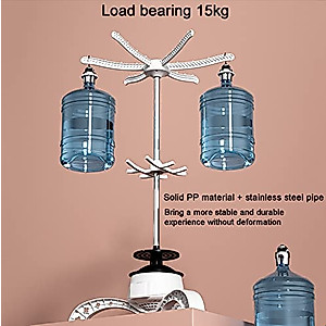 EUPXRHY 900W Heated Clothes Airer with Waterproof Cover, Quick Drying Electric Heated Clothes Dryer with 240 Minute Timer, Power Saving Heated Drying Rack 15kg with 65℃ Constant Temperature,Blue