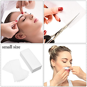 Maitys 1000 Pieces Non-woven Wax Strips Hair Removal Wax Strips Body Facial Hair Removal Tools for Women and Men Hair Removal Use, 2 Sizes