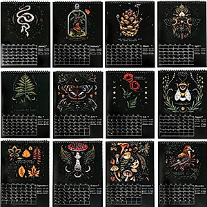 2023 Wall Calendar,Dark Forest Lunar Calendar 2023 Colorful Large Well Calendar with 12 Original Illustrations 12 Month Monthly,Suitable for Home Office Christmas Birthdays New Year Gift