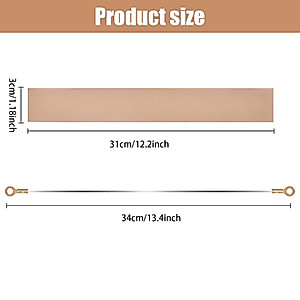 6 Pack Sealer Replacement Element Grip 300mmx2mm, Impulse Sealer Heating Element Service Spare Repair Parts Kit Heat Seal Strips for 12inch Heat Sealer, Suitable for Most Hand Sealers