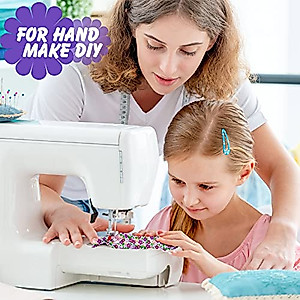 40 Pcs Floral Cotton Fabric Patchwork Roll Cotton Quilting Fabric Roll up Cotton Fabric Quilting Strips 2.55 Inch Precut Patchwork Roll for Craft Sewing DIY Crafts (Purple Flower)