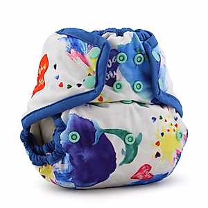 Kanga Care Rumparooz Double Leg Gusset Reusable Cloth Diaper Cover One Size Snap | Lava 6-35 lbs