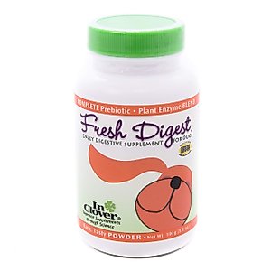 In Clover Fresh Digest Daily Digestive Aid and Immune Support Supplement for Dogs, All Natural Prebiotic and Enzyme Powder for Less Gas and Healthy Stools, Works Fast 100 gram (3.5 oz.)