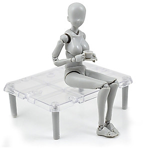 Body Kun Doll PVC Body Chan DX Set 2.0 Gray Color for SHF Body Kun DX Set Male & Female Action Figure Model Set