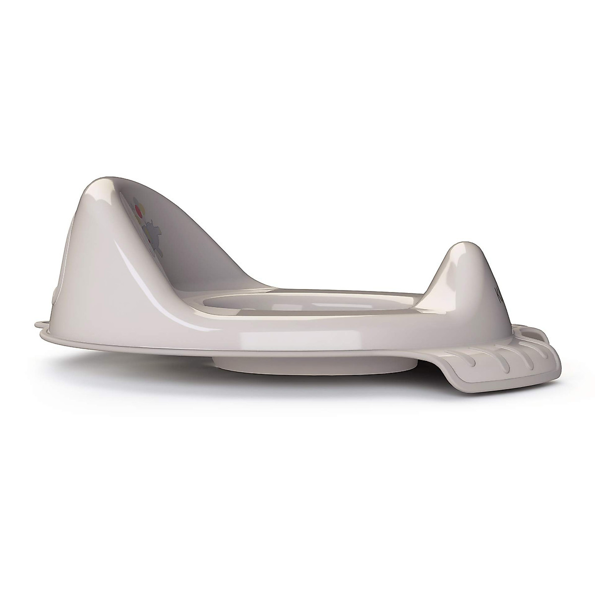 KID WICK Flipper Portable Potty Seat with High-Back Comfort, Lightweight and Travel Friendly for Toddlers, Front Ledge and Adjustable Design for Stability, BPA-Free PP Plastic, Grey - KU120401