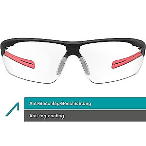 ACE Evo Safety Glasses - Tactical Glasses with Anti-Fog Coating - ANSI Z87.1 - for Work & for Airsoft, Paintball etc.