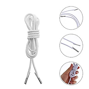 Yardwe Replacement Cord for Chair, 8 Pack Universal Replacement Elastic Cords Repair Tool Kit for Sun Loungers, Garden Chairs, Outdoor Recliners, Anti Gravity Chair, Bungee Chairs- White