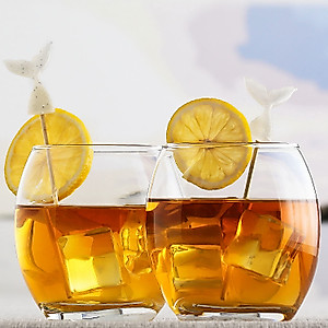 lav Highball Cocktail Glasses Set of 6 - Tall Drinking Glasses for Water, Cocktails, and Juice 17.25 oz - Modern Drinking Glasses for Home, Kitchen, Office - Clear Drinking Glasses