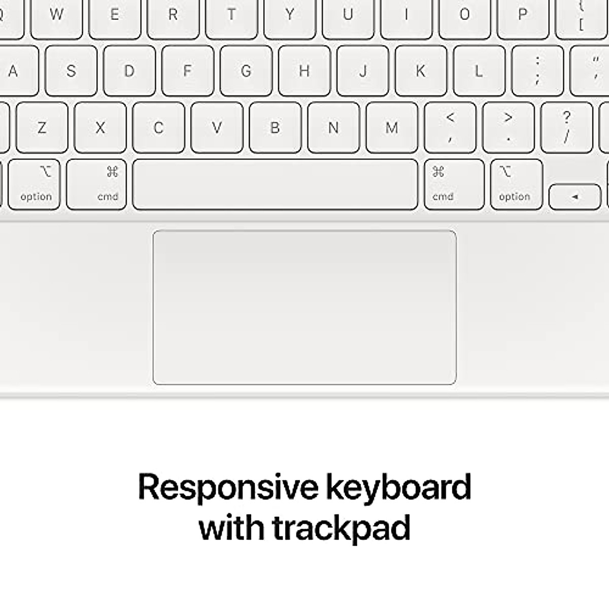 Apple Magic Keyboard for iPad Pro 12.9-inch (6th, 5th, 4th and 3rd Generation) - US English- White