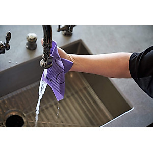 Skoy Bundle, 2-Pack Scrub, and 4-Pack Swedish Dishcloth, Reusable Cleaning Products for Kitchen and Household, Planet-Friendly, Dishwasher Safe Soft Scrub, Monochromatic Colors