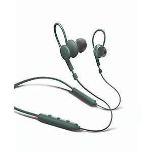 Brookstone FLEXVIBE Wrap-Around Neckband Sports Earbuds Green