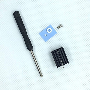 TO-220 Heatsink Kit,TO220 Heatsink + Insulator/Mounting Kits (TO220 Heat Sink +Screw+Insulator Rubberized Silicone) for LM78XX Voltage Regulator, MOSFET Transistor 20mmx15mmx11mm 12 Pack