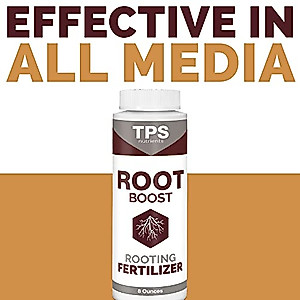Root Boost Advanced Rooting Formula for Living Soil and White Roots, Plus Microbes by TPS Nutrients, 1/2 Pint (8 oz)
