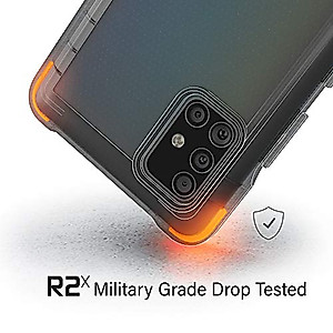 Ghostek Covert Galaxy A51 5G Clear Case with Stand Super Slim Fit Shockproof Design Scratch Resistant Back and Anti Slip Hand Grip Wireless Charging Compatible 2020 Galaxy A51 5G (6.5 Inch) - (Clear)