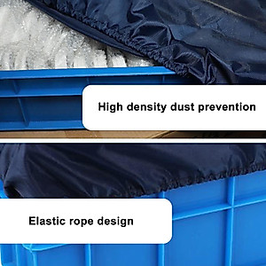 acime Deck Box Waterproof, Outdoor Deck Box, Protective Box Covers Convenient Waterproof Dustproof, Storage Basket with Elastic Rope Garage Supplies for Homes Kitchens Garages Decks