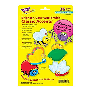 TREND enterprises, Inc. Bright Bugs Classic Accents Variety Pack, 36 ct