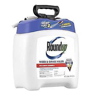 Roundup Weed & Grass Killer₄ with Pump 'N Go 2 Sprayer, Use In and Around Flower Beds, Trees & More, 1.33 gal.