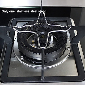 4Pcs Stove Top Support Accessories Chrome Plated Stainless Steel Cooking Pan Holder Stand Trivet Pot Kitchen Gas Hob Rack Universal Cookware Parts