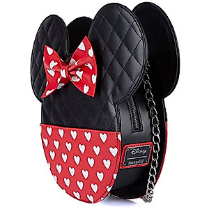 Loungefly Disney Mickey and Minni Valentines Reversible Crossbody Mickey And Minnie Mouse One Size