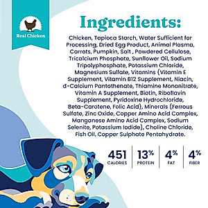 Solid Gold Food Toppers for Picky Dogs - Real Chicken Meatball Topper - 3 Pack Healthy Dog Treats - High Protein Soft Dog Treats to Serve w/Dry Dog Food or Wet Dog Food or as Dog Snacks