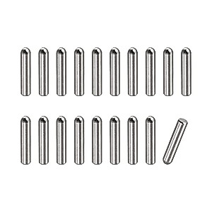 Tool parts 2.6x8mm Dowel Pins - 20pcs Round Head Flat Chamfered End Dowel Pin
