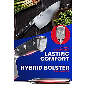 Dalstrong Shogun Elite Series Damascus Japanese AUS-10V Super Steel 67 Layers Rocker Vegetable Kitchen Knife, 7 Inches, Sheath Included