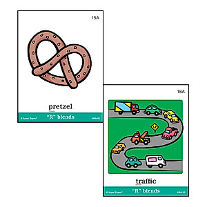 Super Duper Publications | Articulation R Blends Fun Deck | Vocabulary and Language Development Flash Cards | Educational Learning Materials for Children