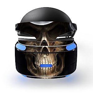 UUShop Protective Vinyl Skin Sticker Decal Warp for PlayStation VR Skull 2