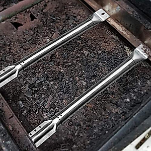 BBQration Replacement Kit for Nexgrill 720-0193 720-0432, Stainless Steel Repair Kit Parts Heat Plate, Grill Burner Tube Replacement for Kirkland 720-0193 720-0432 730-0432