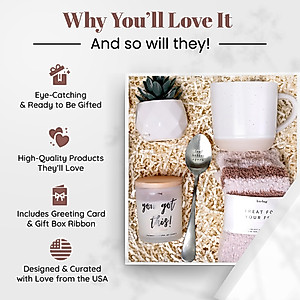 lovebug Get Well Soon Gift Baskets for Women - Self Care Gifts for Women Care Package for Women, Thinking of You Gift Basket After Surgery, Thinking of You, Birthday, Sick Friend - Gift Set for Women