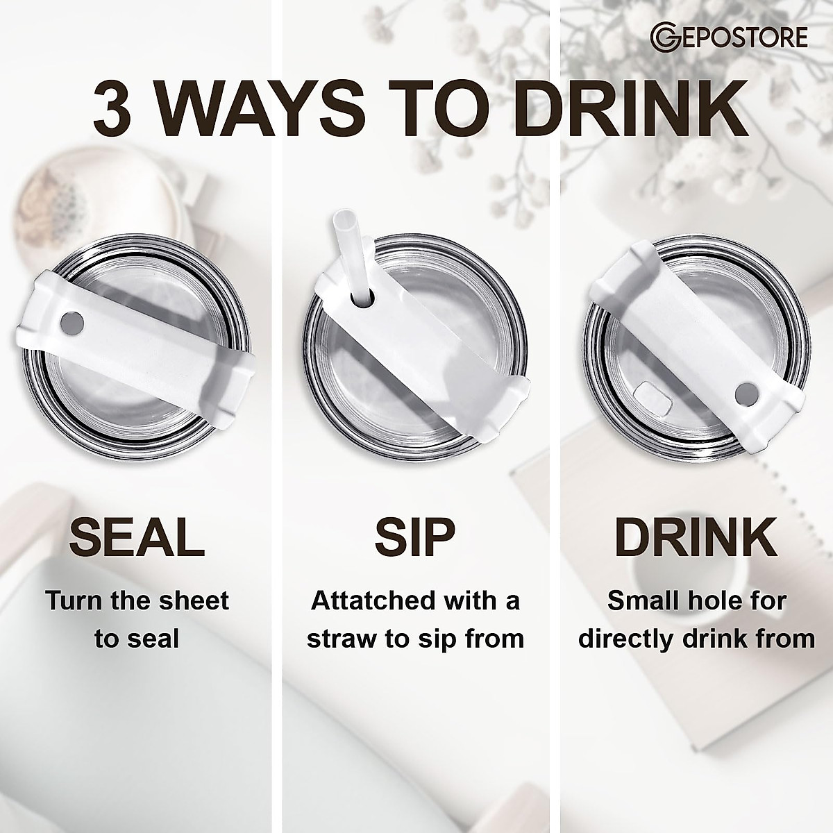 GEPOSTORE Birthday Gifts for Movie Lovers, Skeleton Couple 40oz Laser Tumbler with Handle, Spooky Movie Cup, Horror Movie Coffee Mug, Gifts for Christmas Halloween