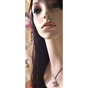 DianaL Boutique Fleur De Lis Mardi Gras Pendant Necklace with 18" Stainless Steel Chain Gift Boxed Fashion Jewelry