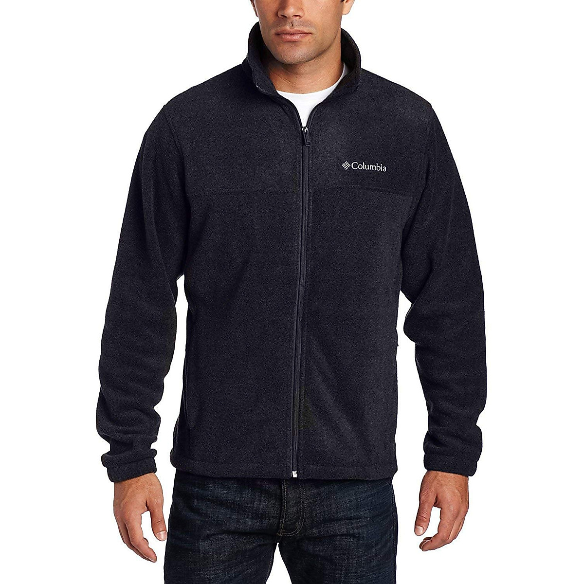 Columbia Men's Granite Mountain Fleece Jacket (Small, Black)