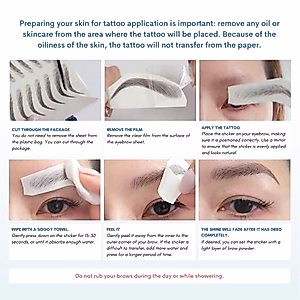 Bliss and Beyond USA | Microblading & Shading Tattoo | A combination of hair stoke and powdered brows | Non-toxic | Vegan friendly (Dramatic Hollywood, Brown)